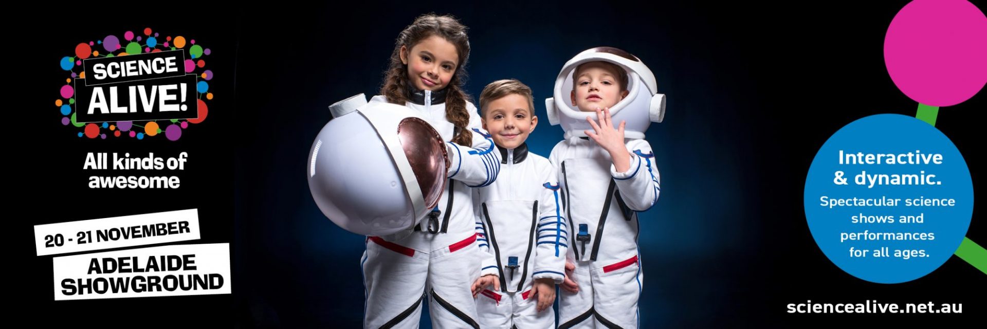 Science Alive! ALL kinds of AWESOME in Adelaide this November! - KIDDO Mag