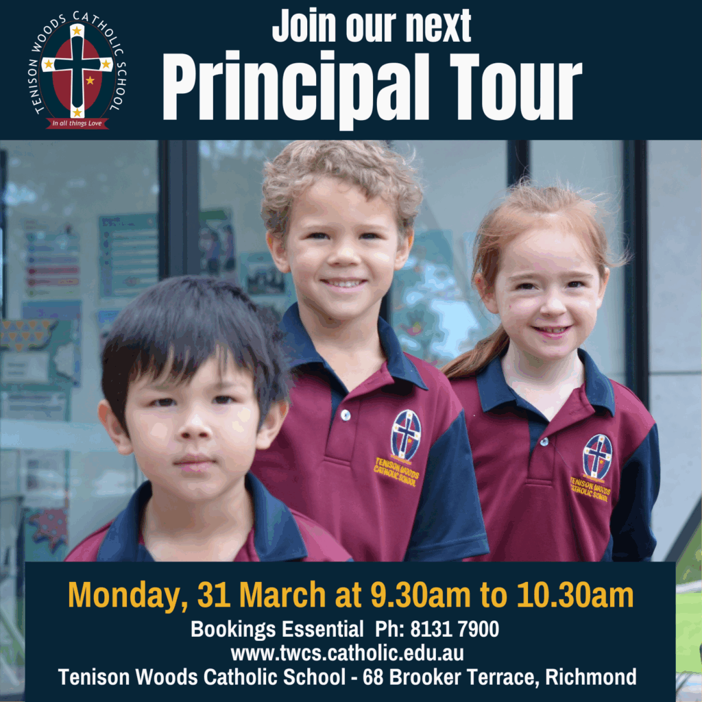 Tenison Woods Catholic School Principal Tour | KIDDO Mag