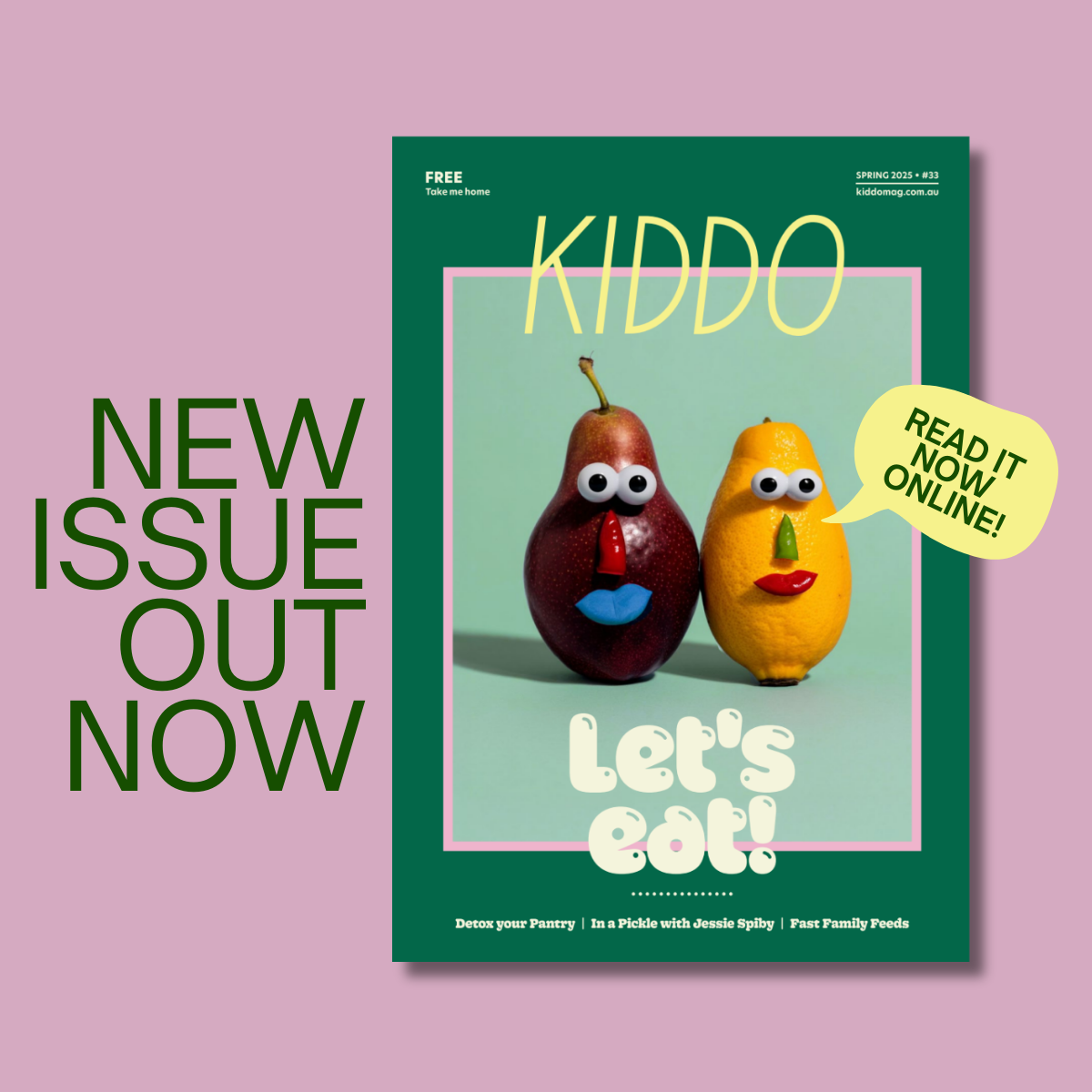 KIDDO Mag Issue 33 – Let's Eat! – is out now - KIDDO Mag